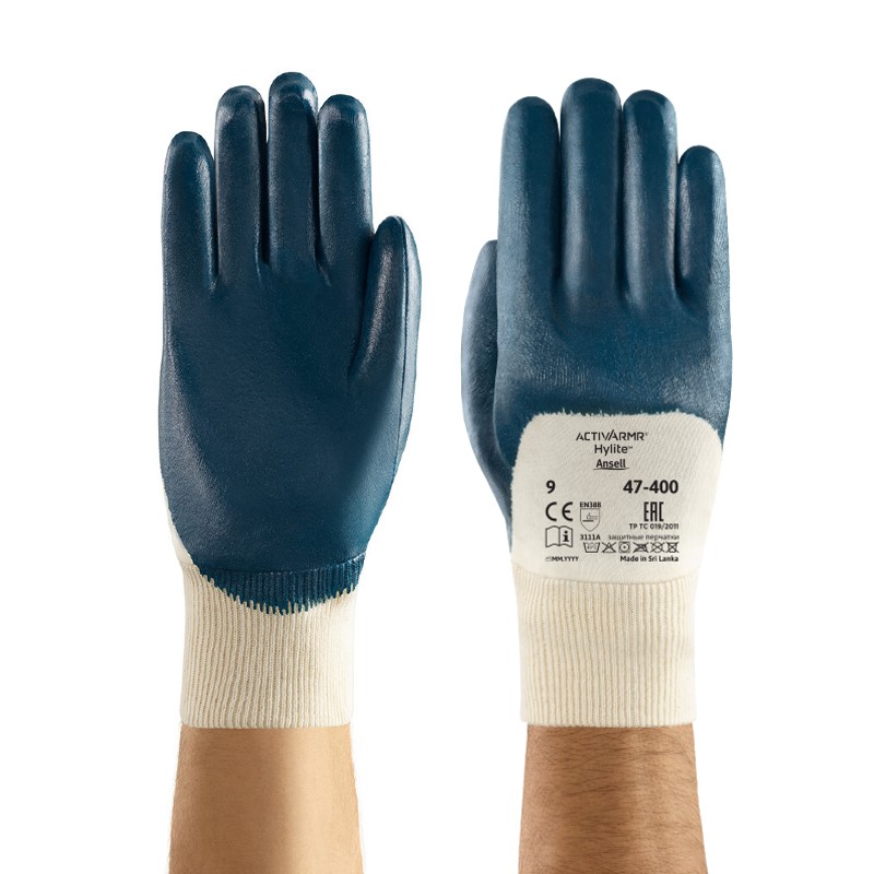 Ansell ActivArmr 47-400 3/4 Dipped Work Gloves
